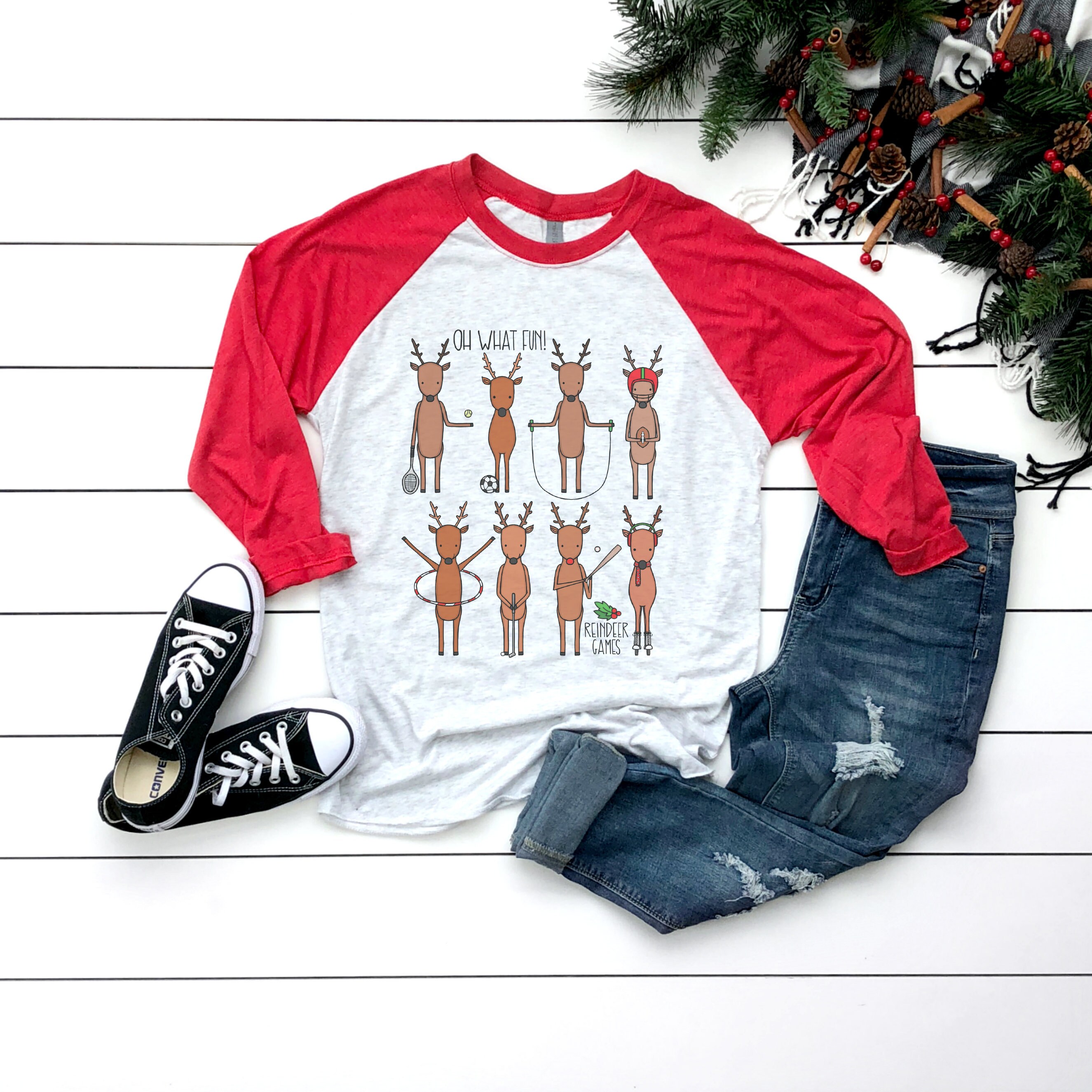 Christmas Shirt/ Reindeer Shirt/ Christmas Party/ Teacher | Etsy