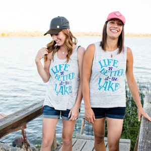 Lake Shirt/ Lake Tank Top/ Lake Muscle Tank/ Lake Life/ Summer Tank Top ...