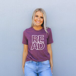 Read Shirt/ Reading Shirt/ Book Shirt/ Teacher Shirt/ Teacher Tee/ Read ...