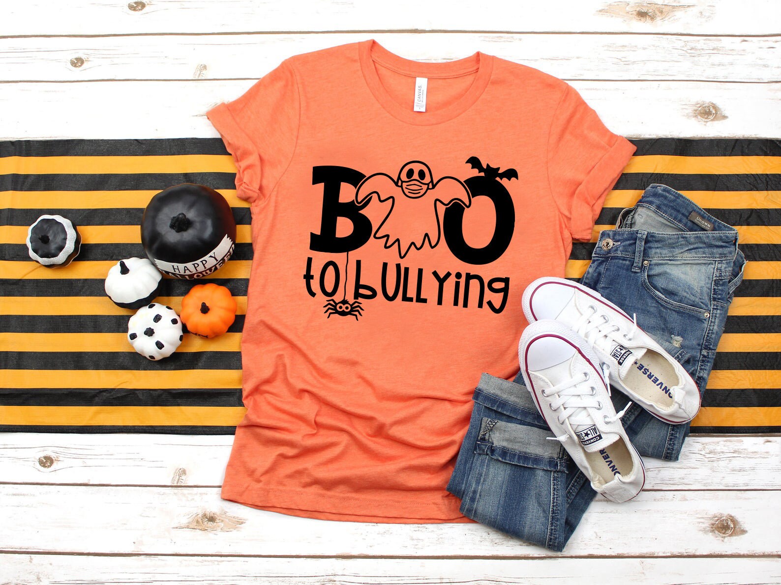 Boo to Bullying Shirt/ Be Kind/ Orange Unity Shirt/ Teacher | Etsy