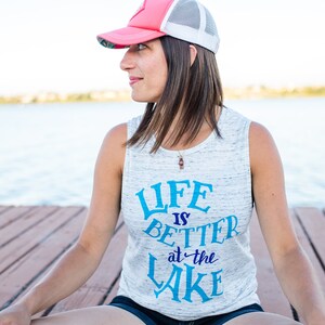Lake Shirt/ Lake Tank Top/ Lake Muscle Tank/ Lake Life/ Summer Tank Top ...