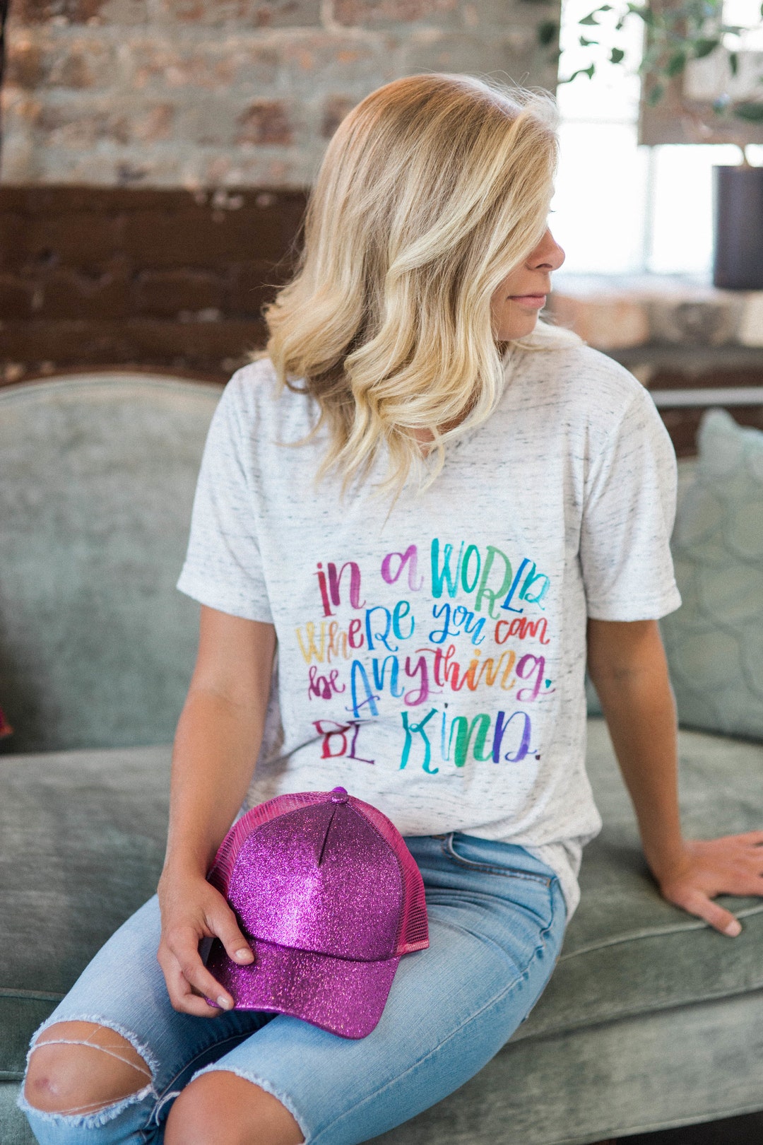 In a World Where You Can Be Anything Be Kind Shirt/ Teacher Shirt/ Anti ...