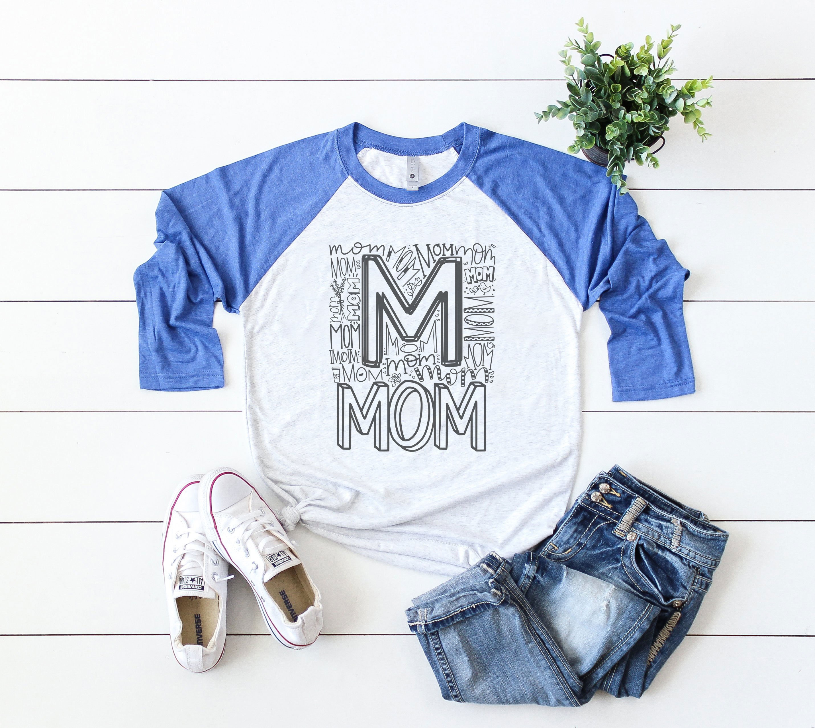 Mothers Day Shirt/ Mom Shirt/ Mom Life/ Raglan/ Mom of Boys/ | Etsy