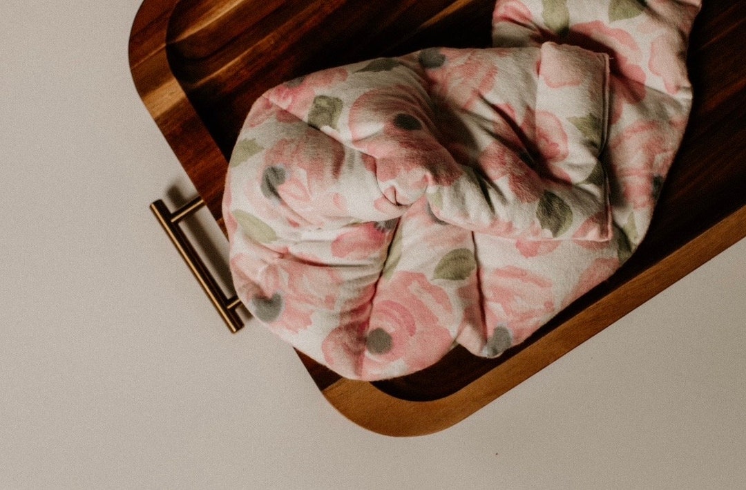 Homemade Neck Pillow - Floral Pink Design -gift for Morher- Girlfriend ...