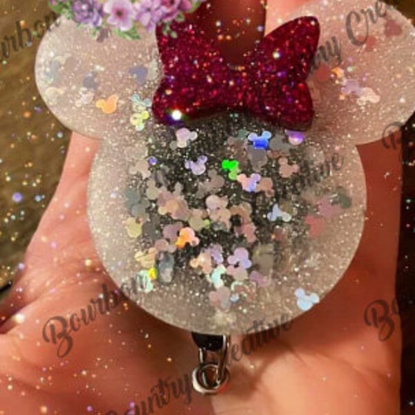 Mickey Mouse Badge Holder - Etsy