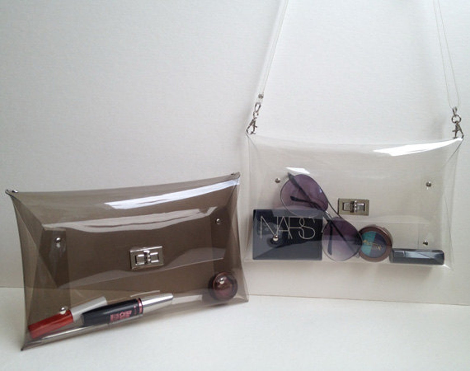 Classic Transparent Clear Clutch With Strap for Shoulder - Etsy