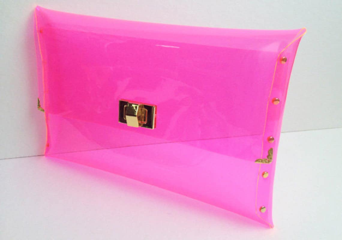 Deluxe Transparent Clear Clutch Bag Deluxe Transparent Clear - Etsy