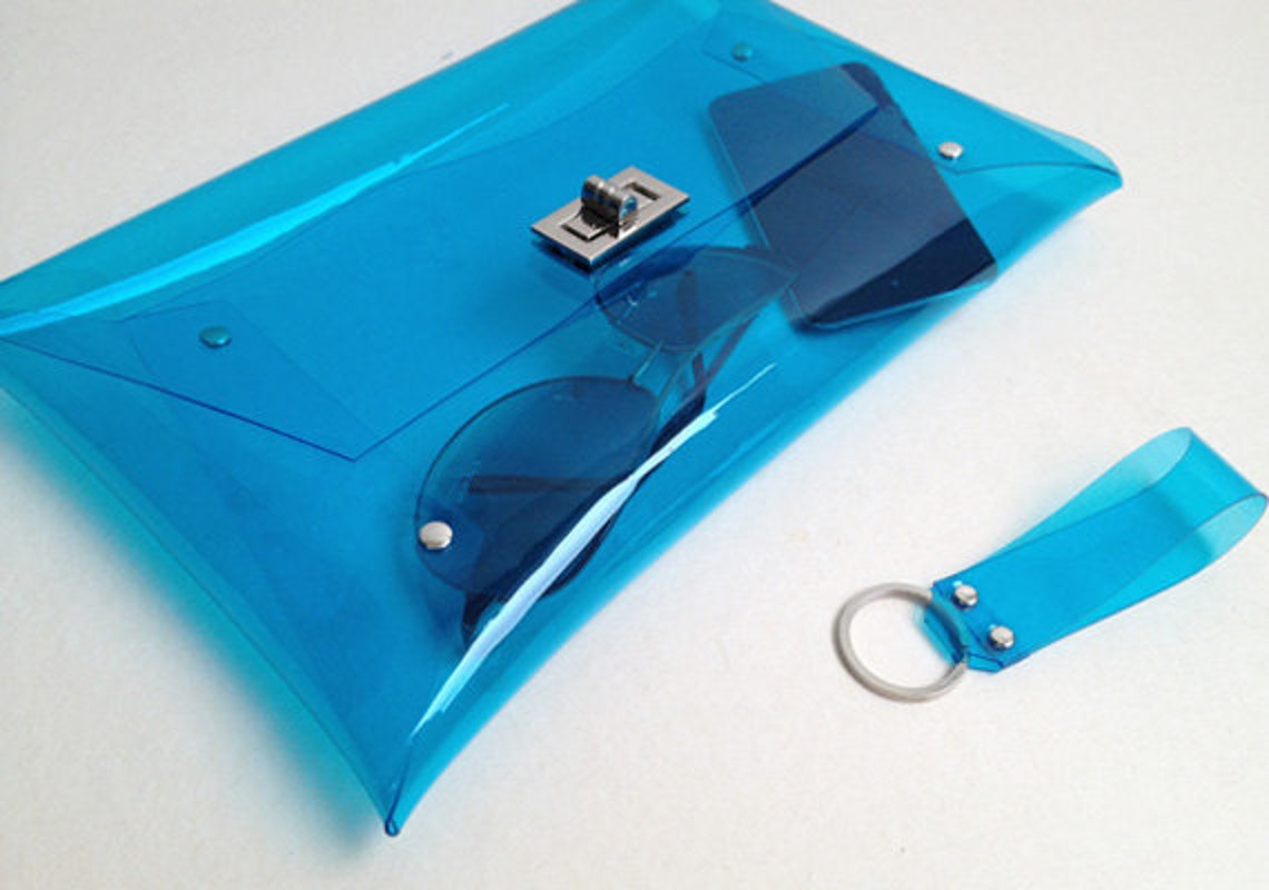 Classic Transparent Clear Clutch Bag Classic Transparent | Etsy