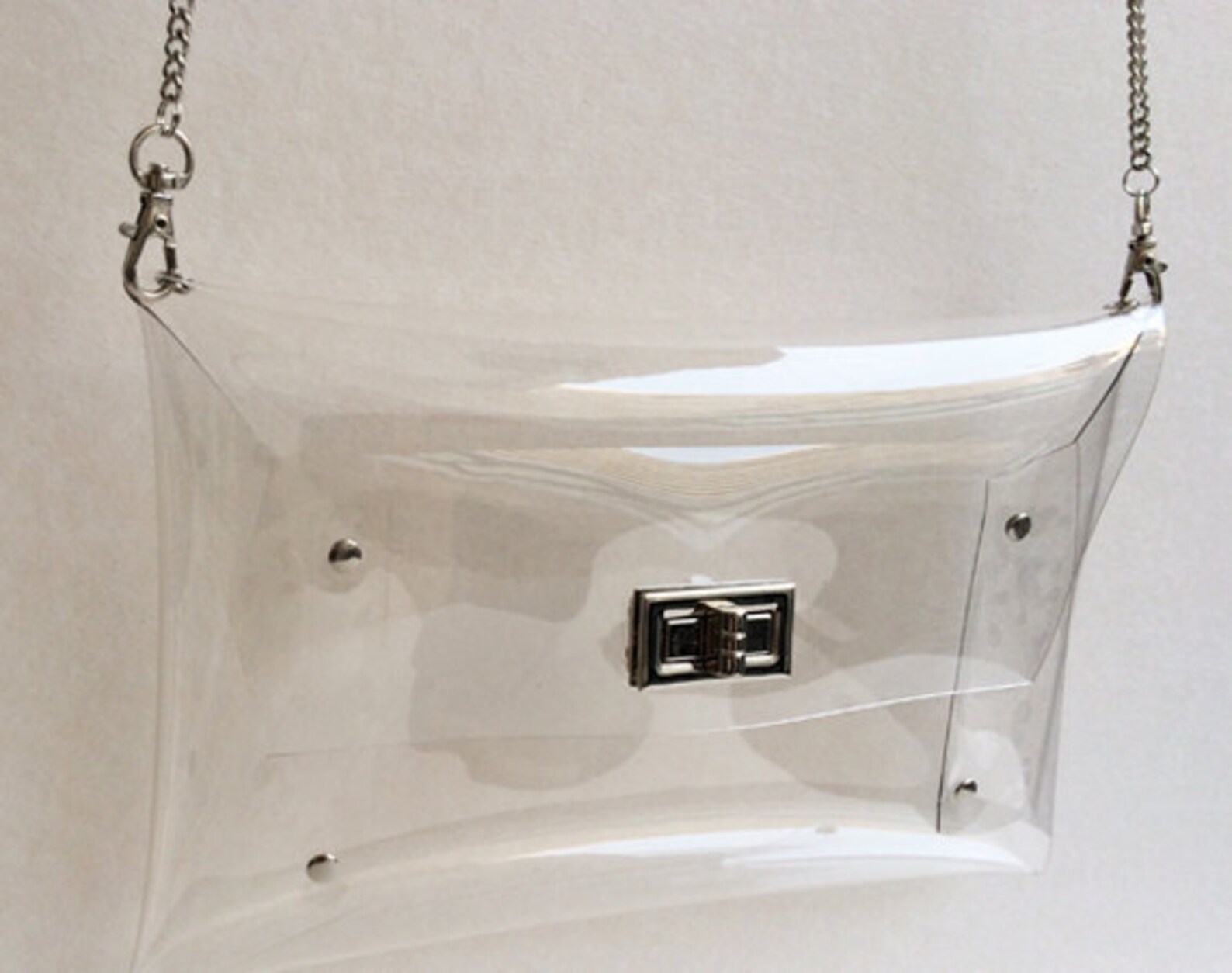 Medium Classic Clutch Bag Clutch Clear Clutch Transparent | Etsy