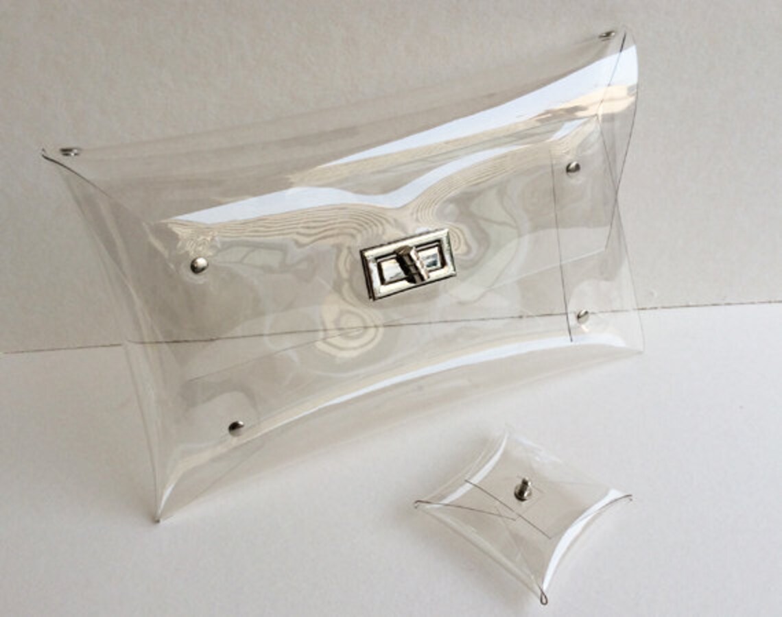 Medium Classic Clutch Bag Classic Clutch Purse Clutch Clear - Etsy