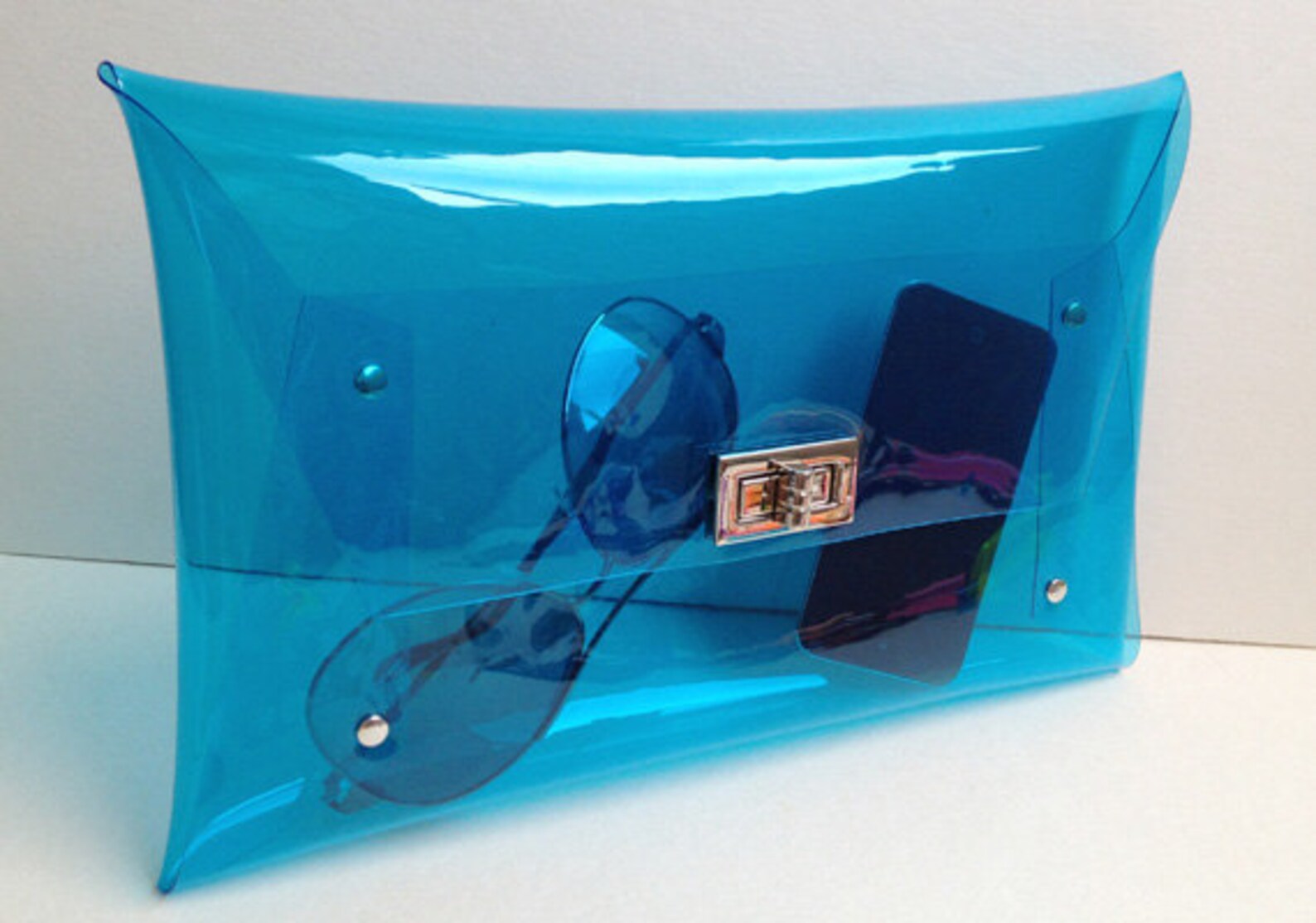 Classic Transparent Clear Clutch Bag Classic Transparent | Etsy