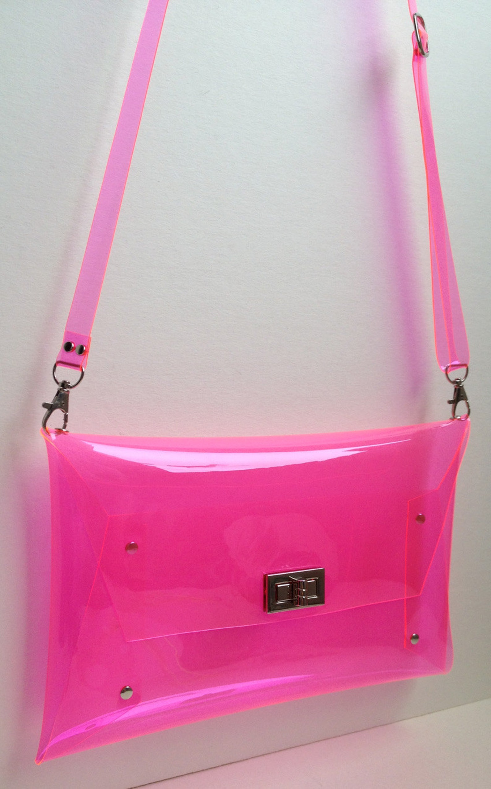 Classic Transparent Clear Clutch With Strap for Shoulder - Etsy