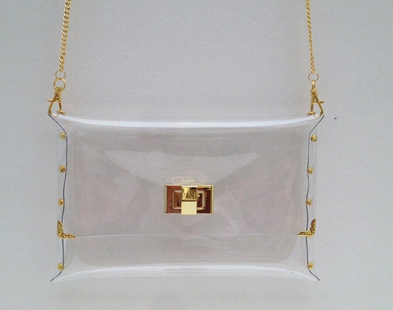 Medium Deluxe Transparent Clear Clutch Bag Dexluxe Clear - Etsy