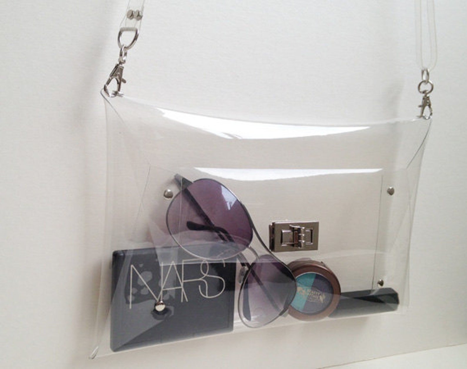 Classic Transparent Clear Clutch With Strap for Shoulder - Etsy