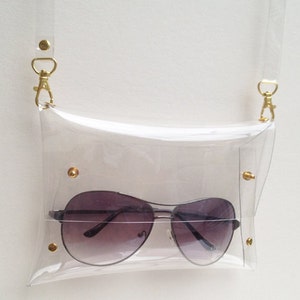 Small Casual Clear Clutch With Strap for Cross Body&shoulder and Strap ...