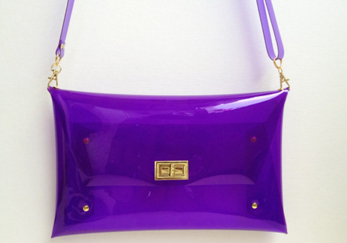 Classic Transparent Clear Clutch With Strap for - Etsy