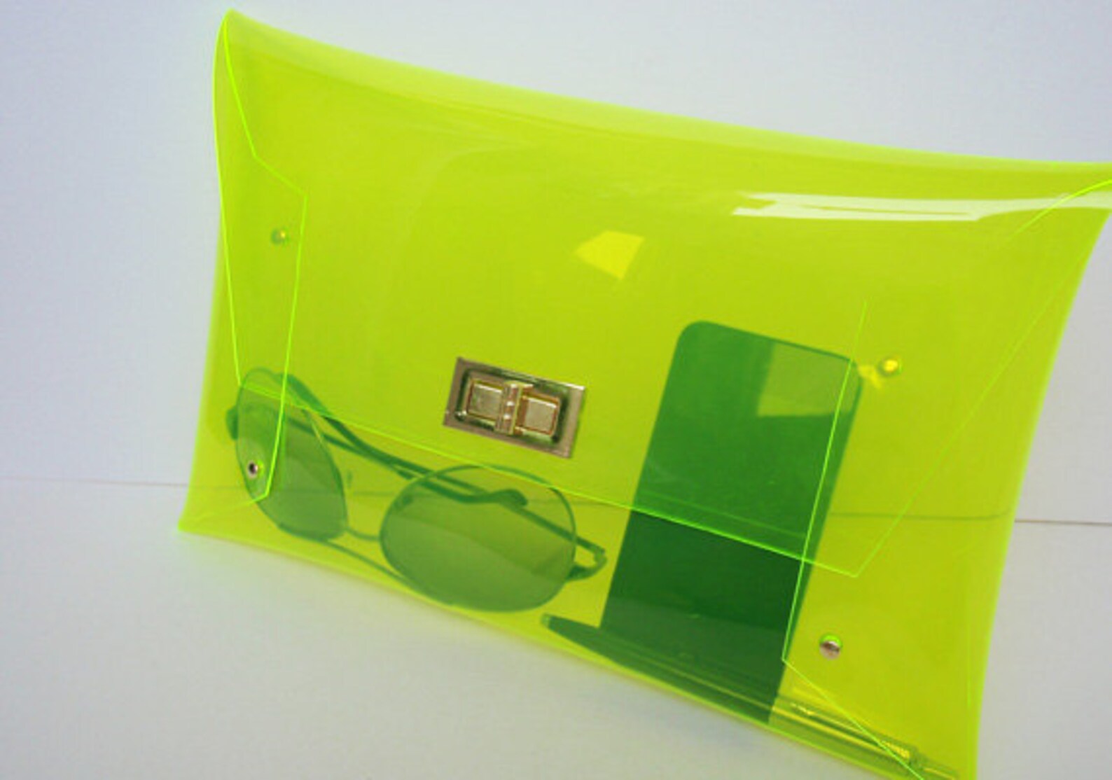 Classic Transparent Clear Clutch Bagclassic Transparent Clear - Etsy