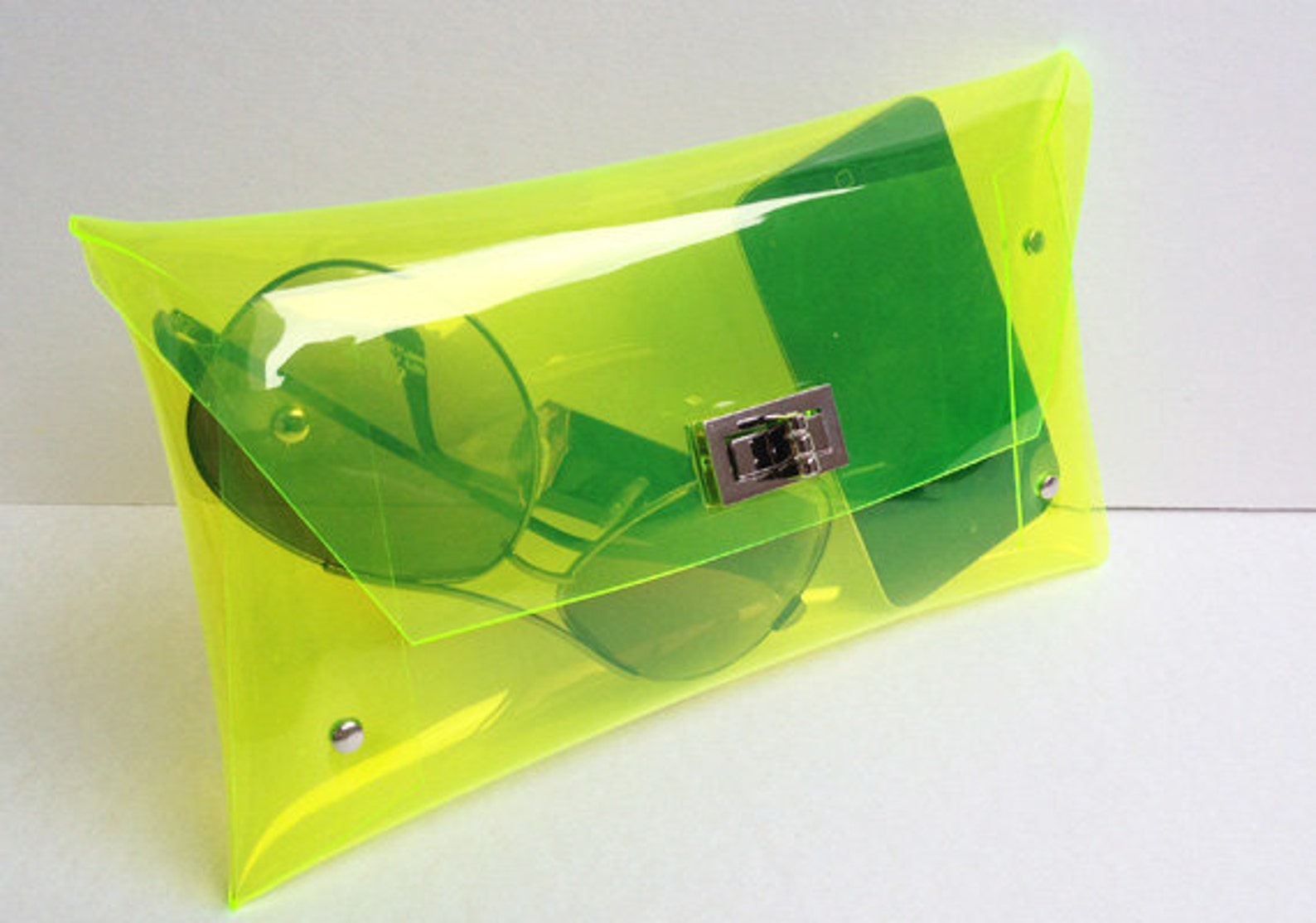 Wallet Classic Transparent Clear Clutchbridesmaid - Etsy