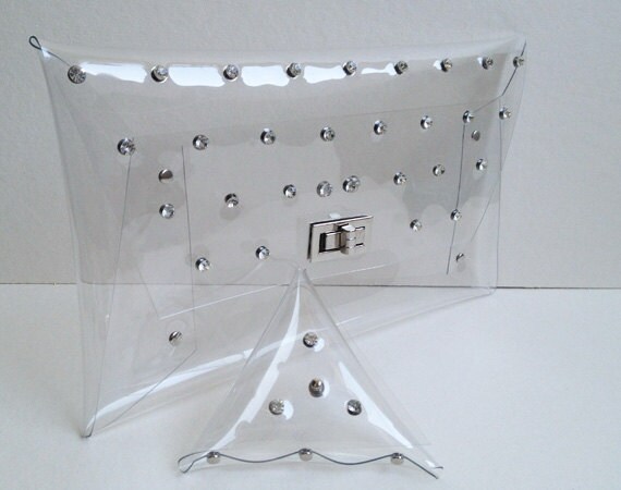 A Set of Diamond Clutch Clutch Bag Clutch Purse Transparent - Etsy