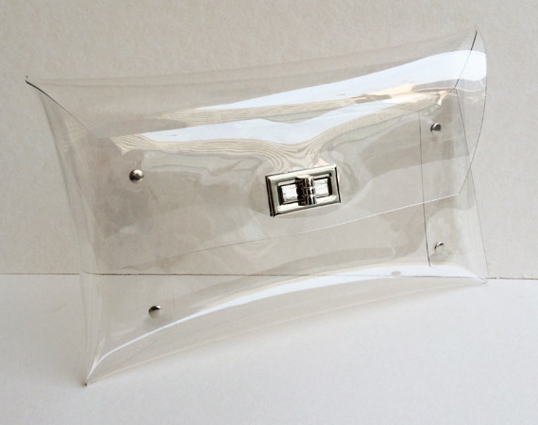 Medium Classic Clutch Bag, Classic Clutch Purse, Clutch, Clear Clutch ...