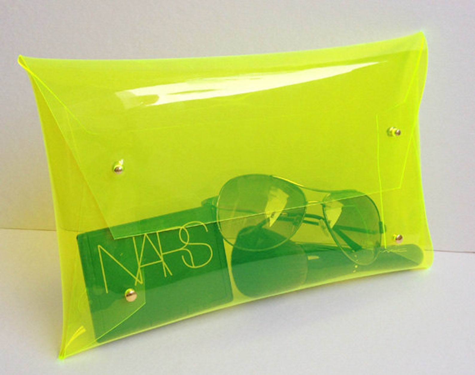 Big Casual Transparent Clear Clutch Bagcasual Transparent - Etsy