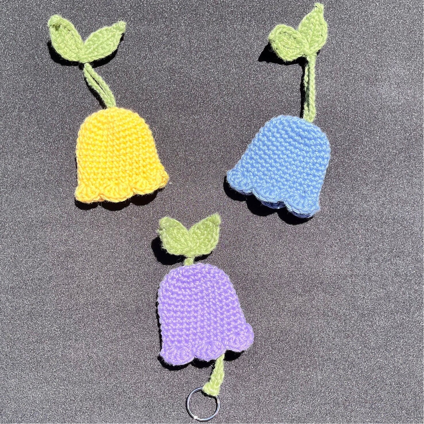 Crochet Floral Key Cover - Etsy