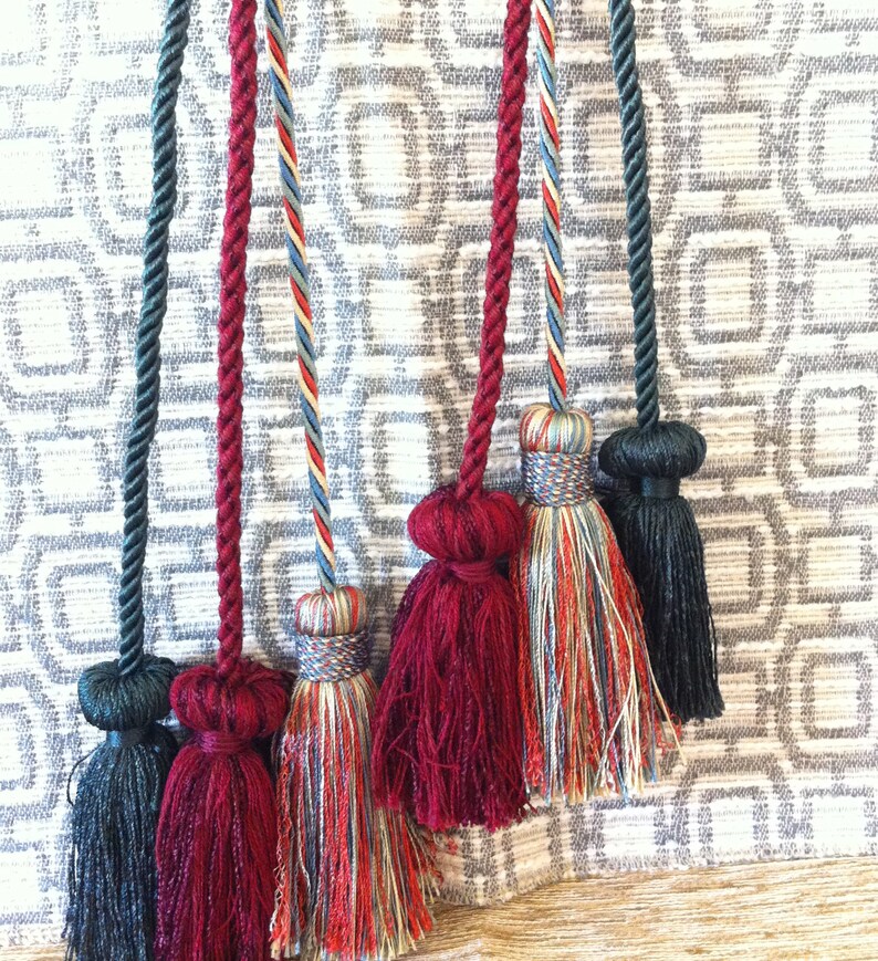 Chair Ties With Tassels to Accent the Home, A Key, A Knob, A Project ...