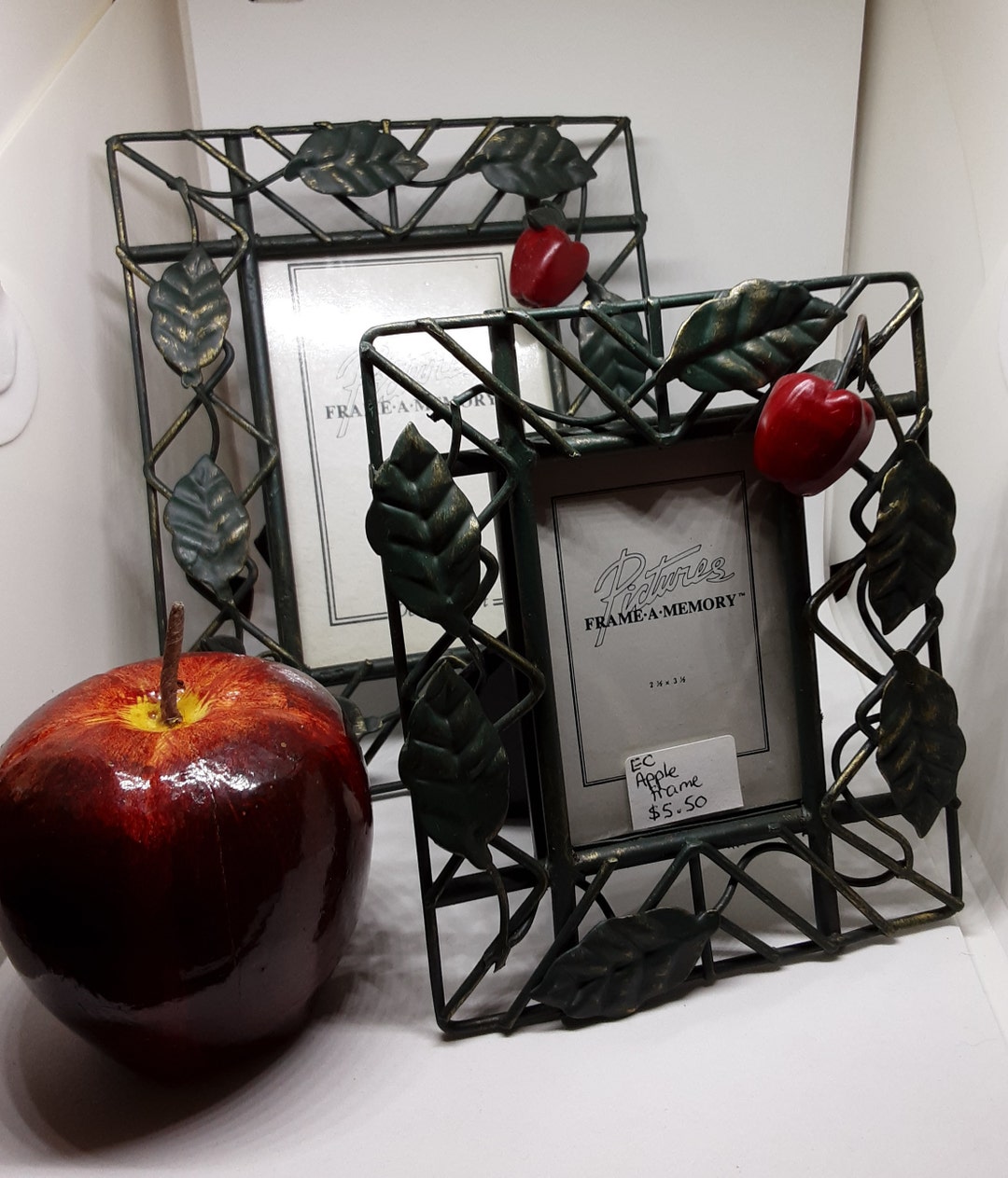 Metal Frame With Leaves and the Occasional Apple - Etsy