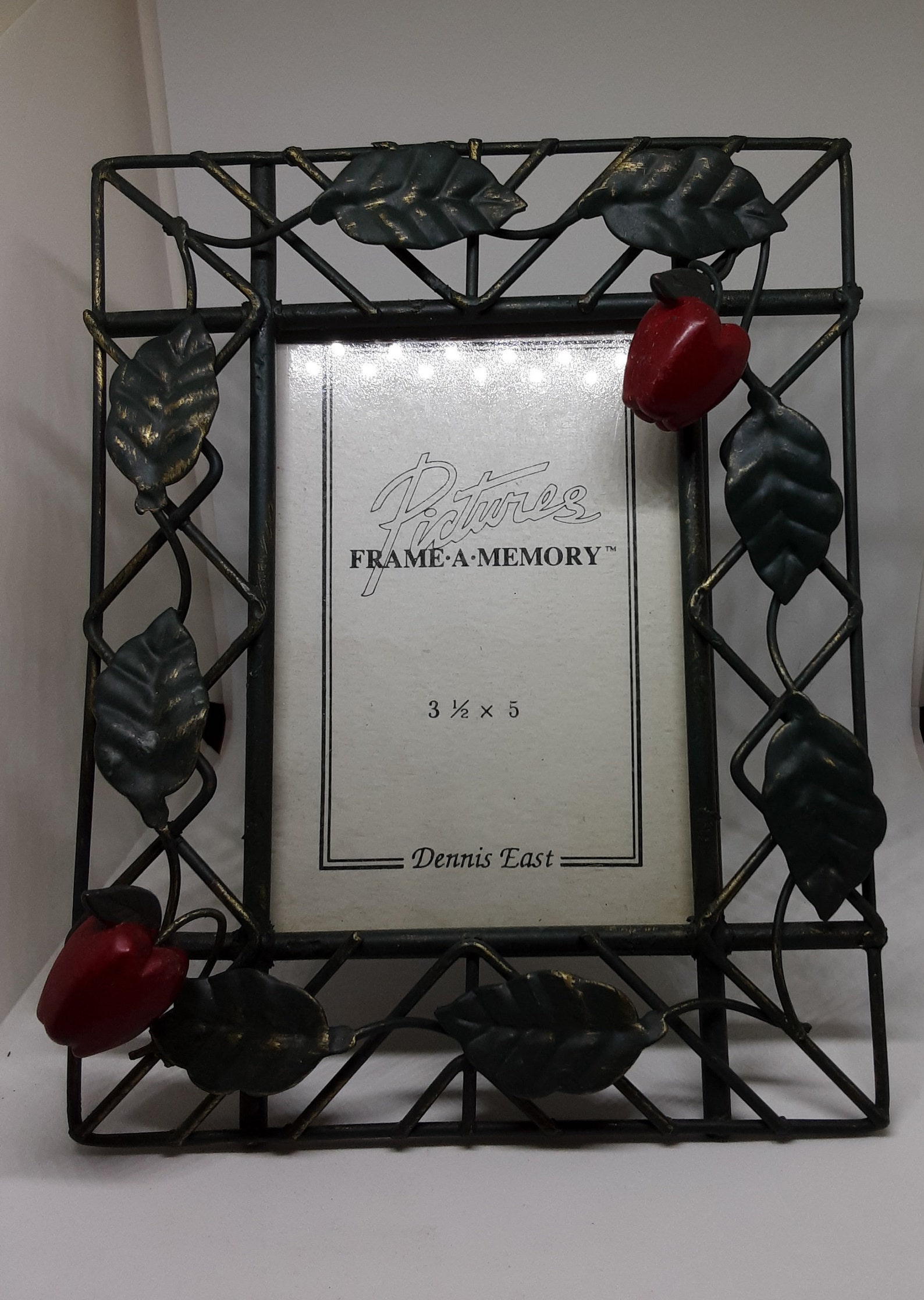 Metal Frame With Leaves and the Occasional Apple - Etsy