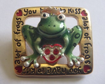 Kiss a Lot Frogs - Etsy