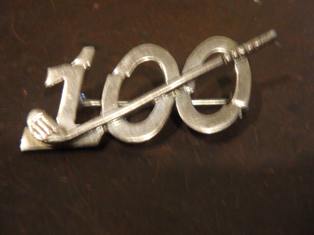 1950s Broke 100 Golf Pin Brooch Sterling Silver Leonore Doskow Signed ...