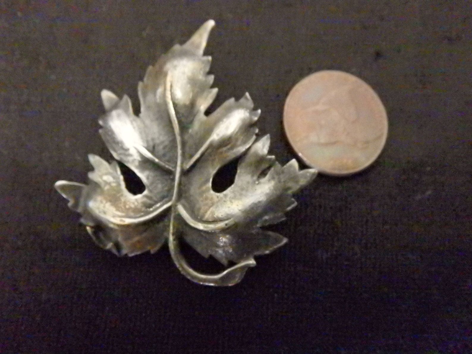 Vintage Sterling Silver 925 Canadian Maple Leaf Brooch Pin - Etsy