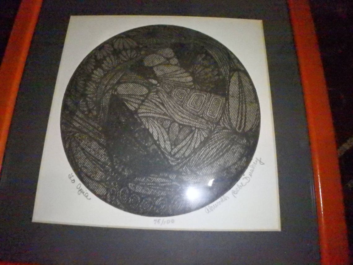 Rare AHUVAH BEBE DUSHEY Serigraph Signed and Numbered 75/100 - Etsy