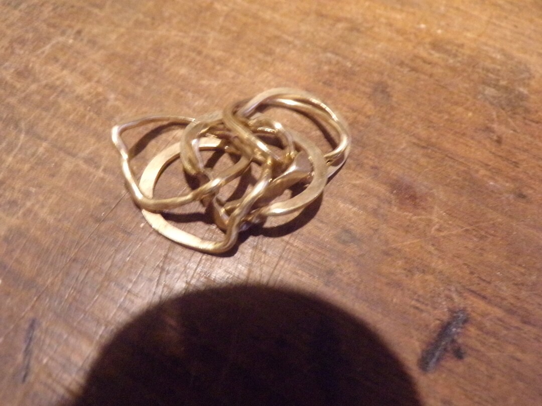 Vintage Jose Grant 14k Gold Puzzle Ring Size 9.5 15.5 Grams Not Scrap ...
