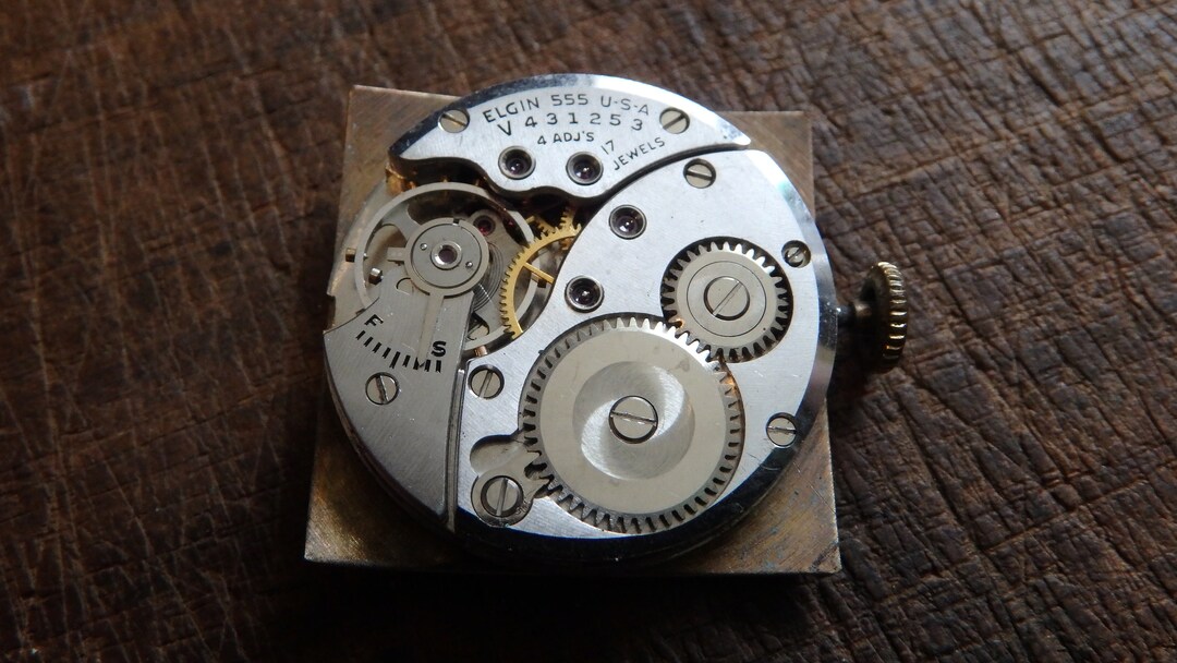 Elgin 555 Watch Movement for Parts or Repair - Etsy