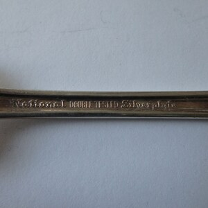 1930 NATIONAL Silver Co. Princess Royal Pattern Grille Fork or Salad ...