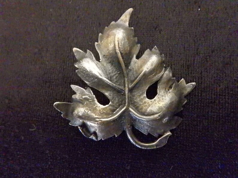 Vintage Sterling Silver 925 Canadian Maple Leaf Brooch Pin - Etsy