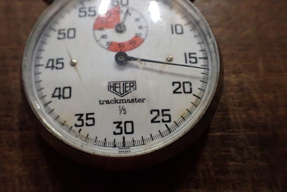 vintage Heuer trackmaster stop watch - Gem