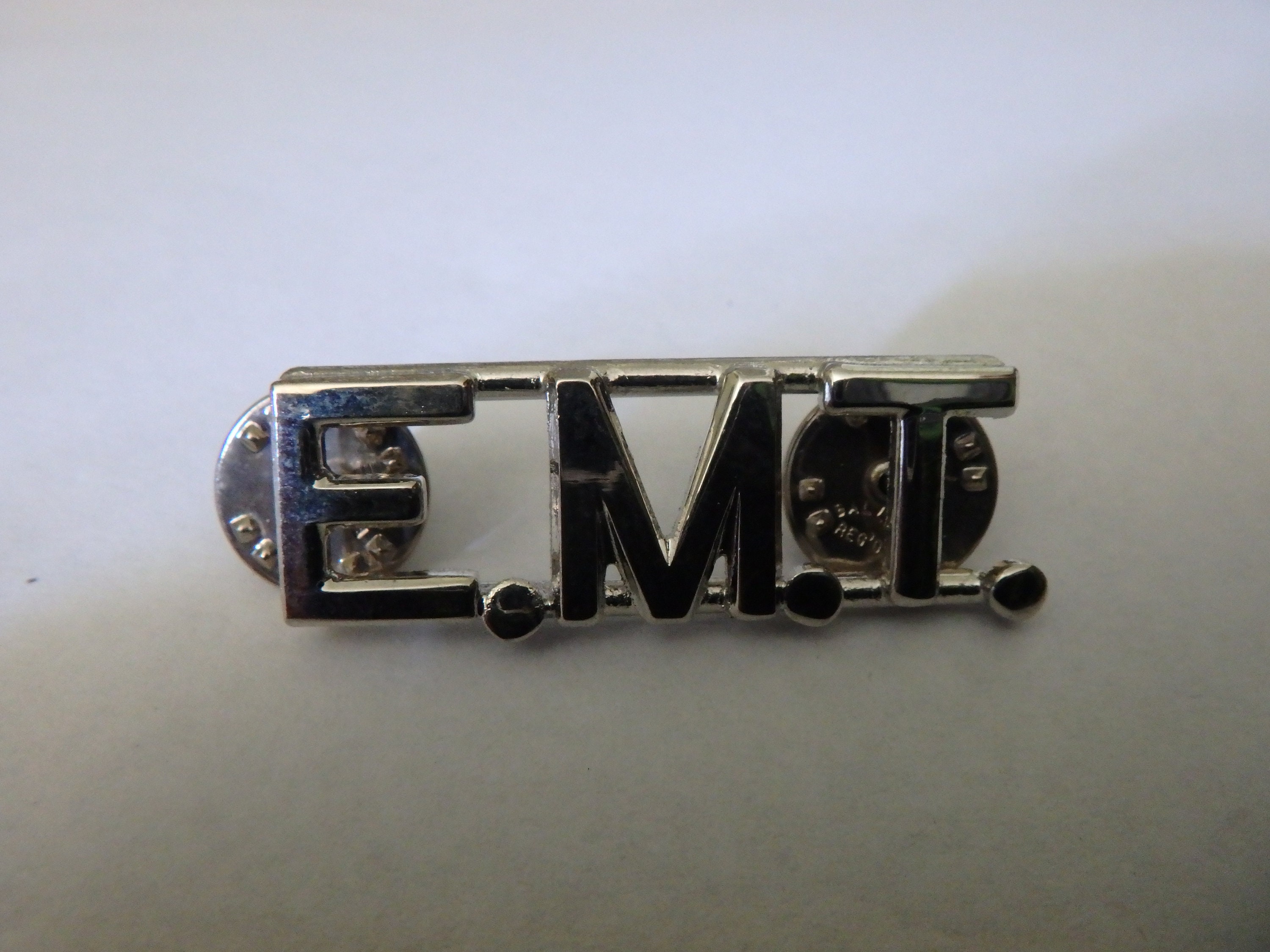 Official Chrome Original EMT E.M.T. Pin Made by Ballou MEDICAL - Etsy