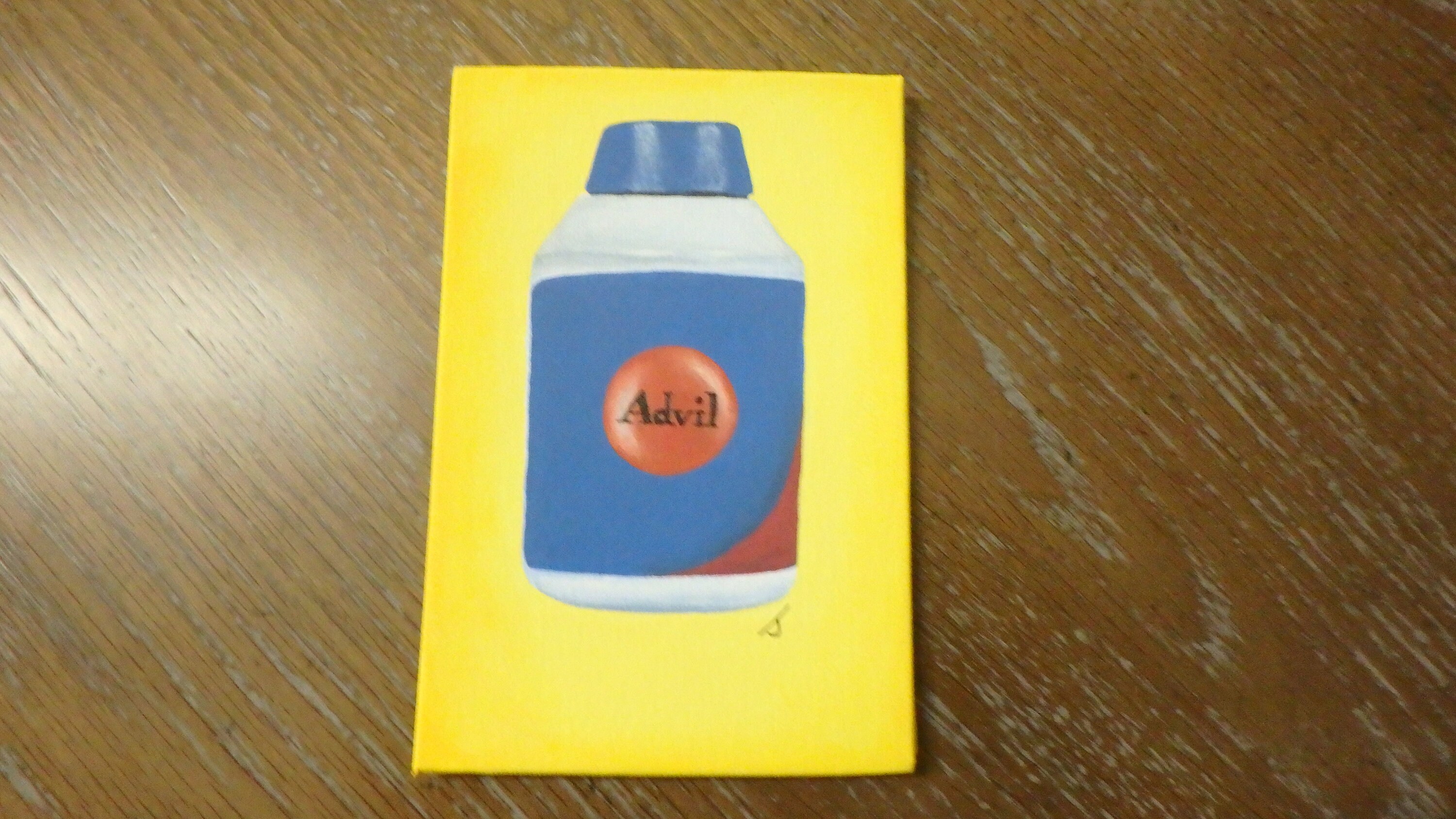 Advil Bottle Drawing