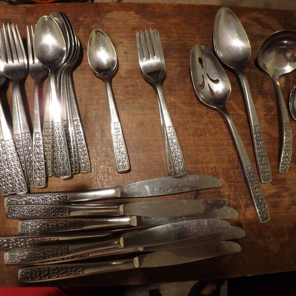 Stainless Flatware by International - Etsy