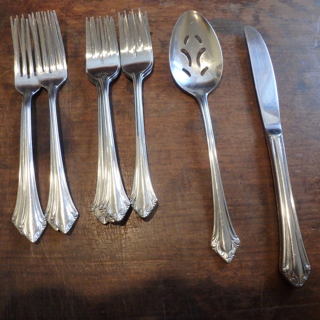 Princess Anne stainless by INTERNATIONAL SILVER Your Choice - Etsy