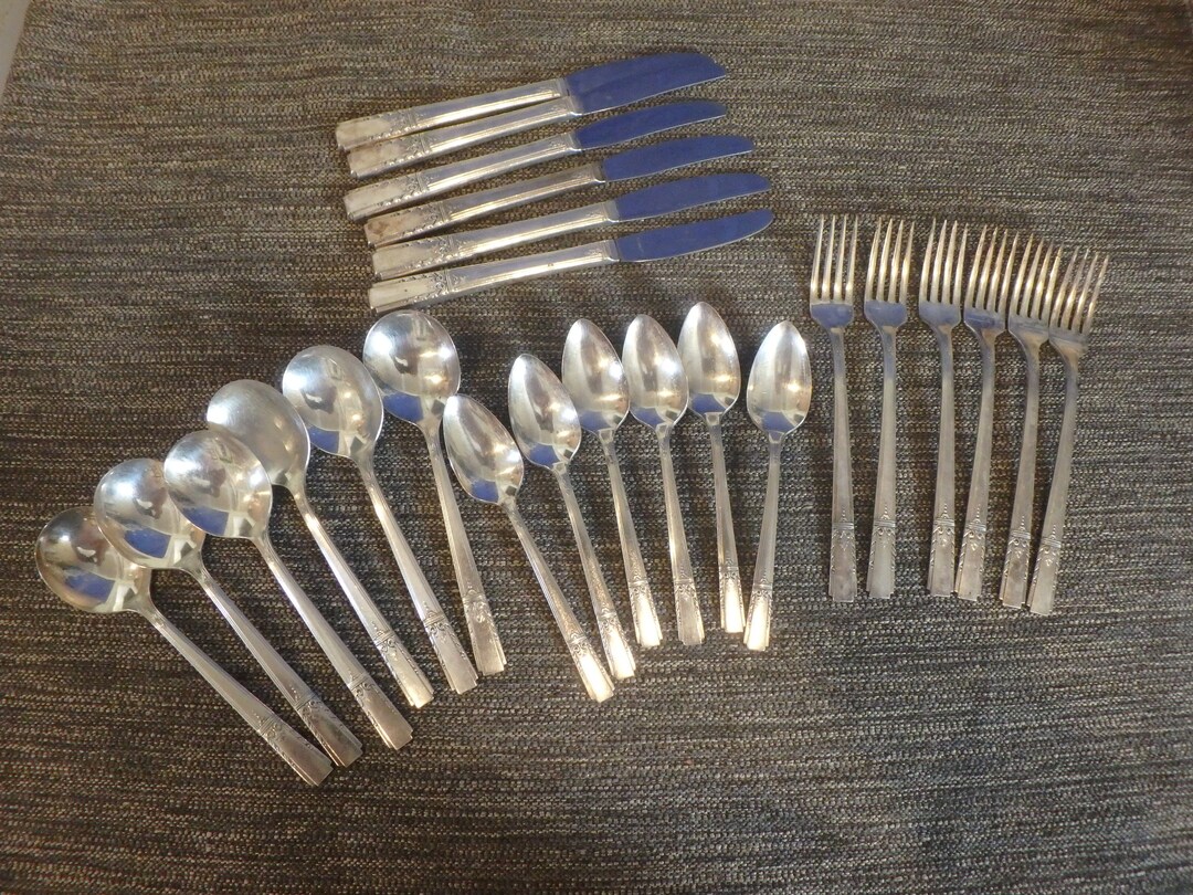 1940 LADY DRAKE Vintage Wm A Rogers silverware Oneida Ltd, Antique 1940 ...