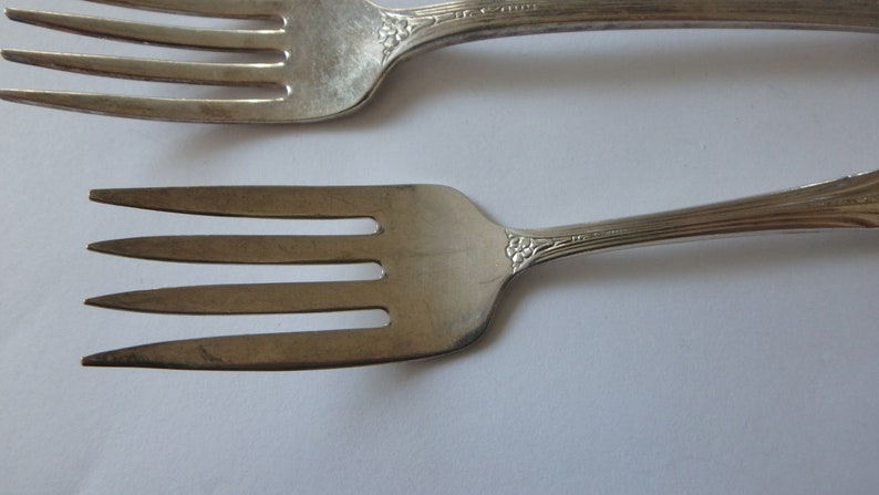 1930 NATIONAL Silver Co. Princess Royal Pattern Grille Fork or - Etsy