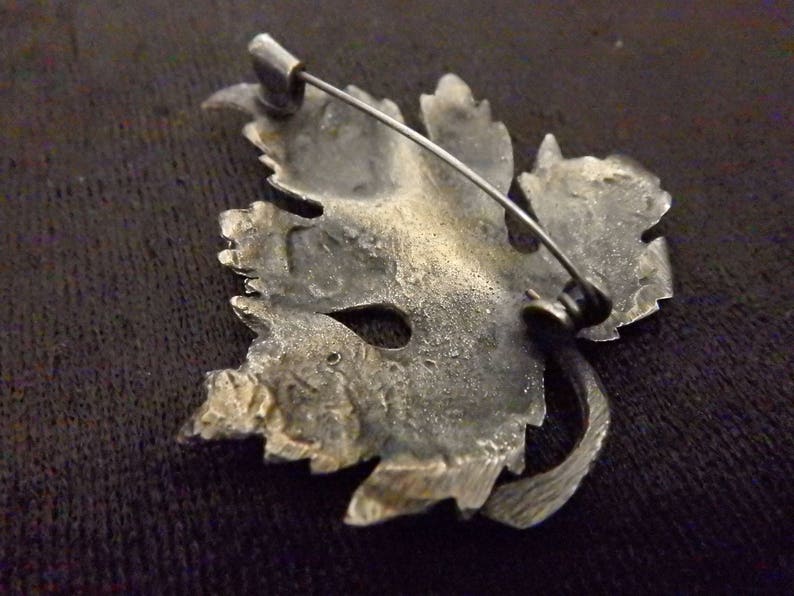 Vintage Sterling Silver 925 Canadian Maple Leaf Brooch Pin - Etsy