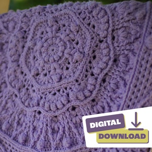 Compass Rose, Crochet Blanket Pattern - Etsy