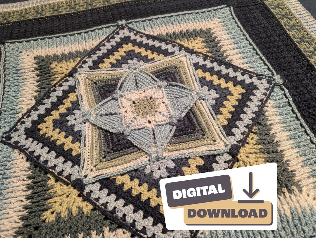Star of Wonder, Crochet Blanket Pattern - Etsy
