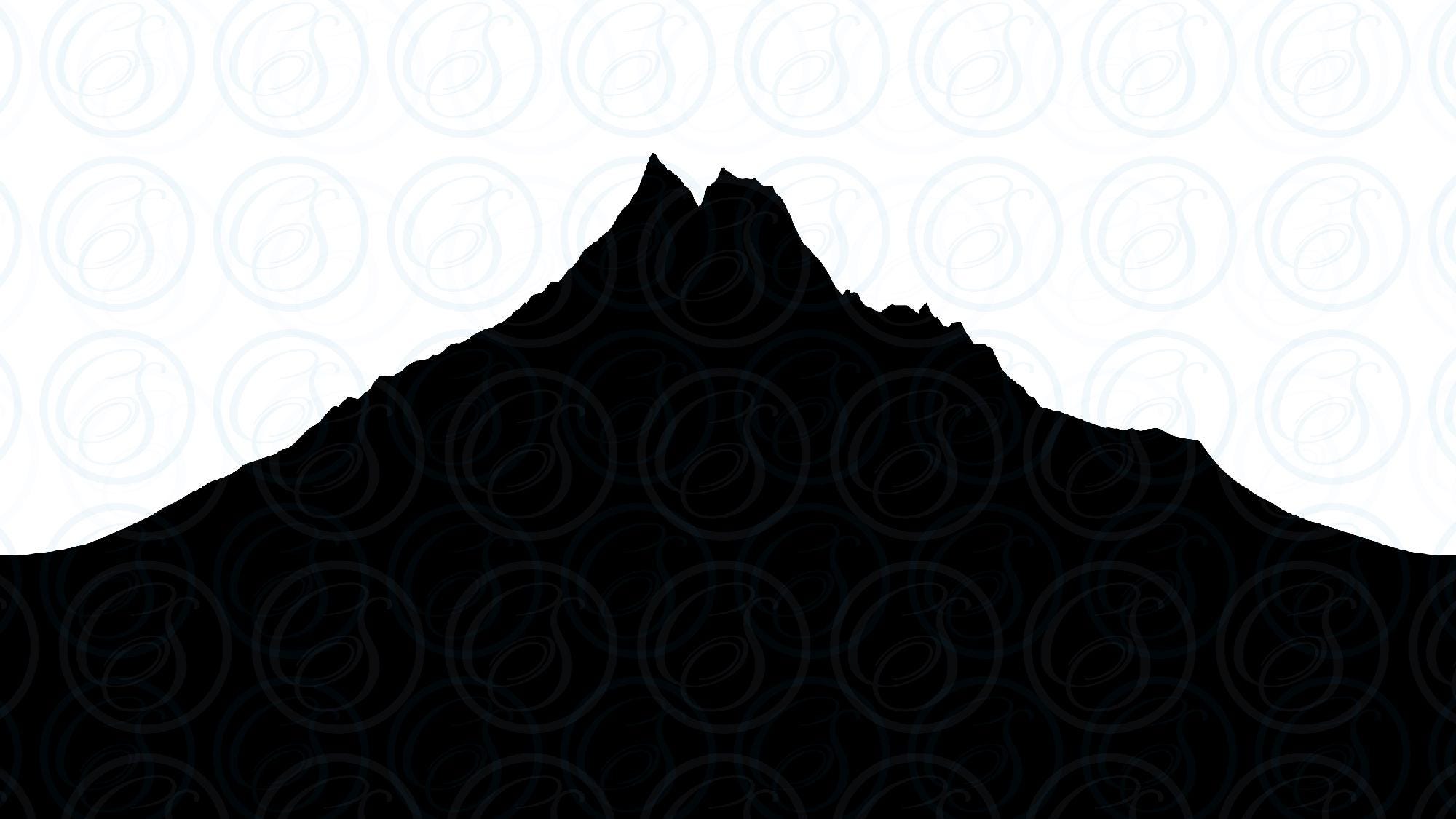 Mountain SVG Bundle: Landscape Vector Illustrations, Cut Files (digital ...