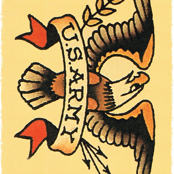 Sailor Jerry Eagle - Etsy