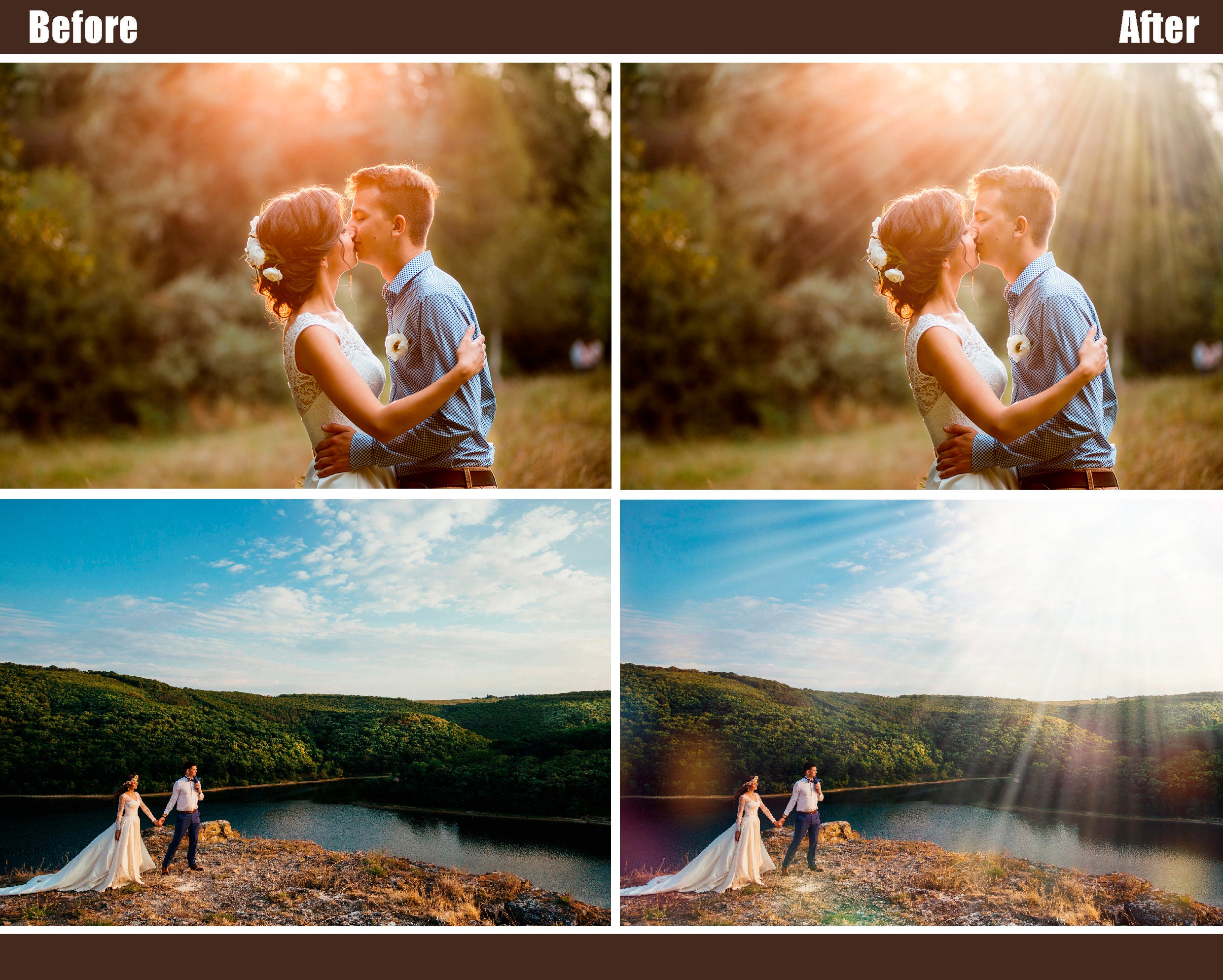 60 Natural Sun Light Overlays Photoshop Overlay Lens Flare | Etsy